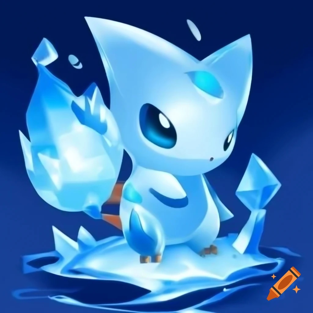 Electric and ice type Pokemon on Craiyon