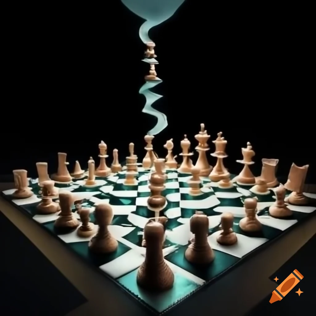 Chess images created on Craiyon