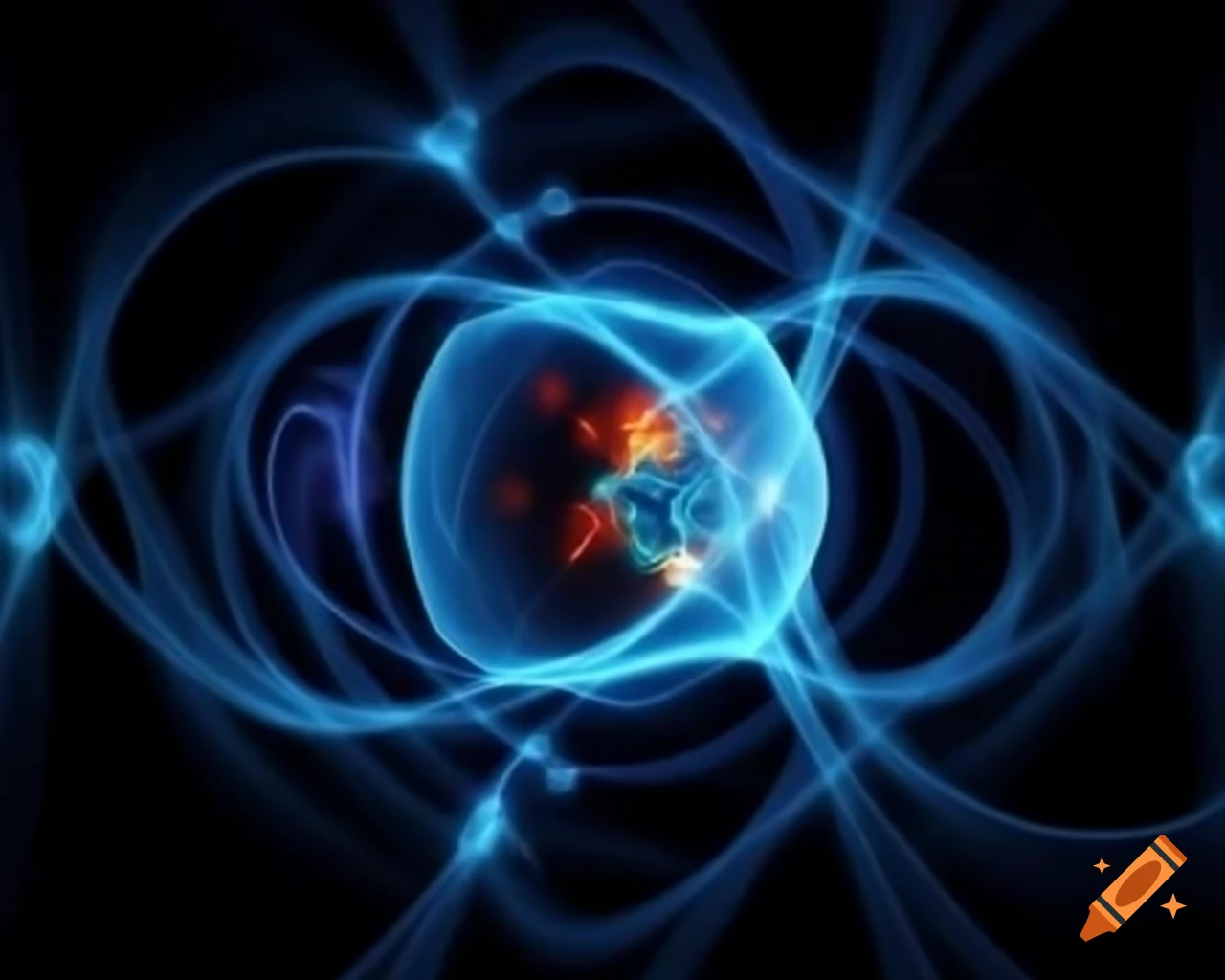 Hyperrealistic 3D render showcasing advanced scientific imaging ...