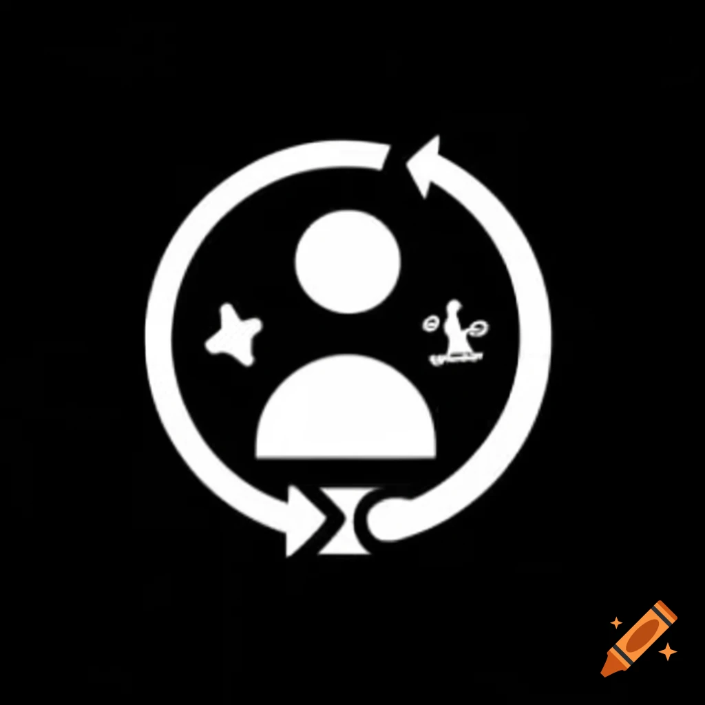 Monochrome icon representing space applications and commercialisation ...