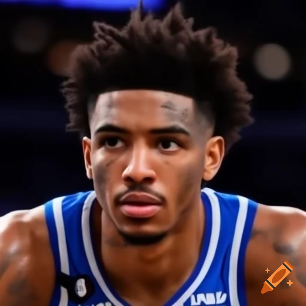 NBA rookie basketball player, 6 ft 2, dark skinned with buzz haircut on ...