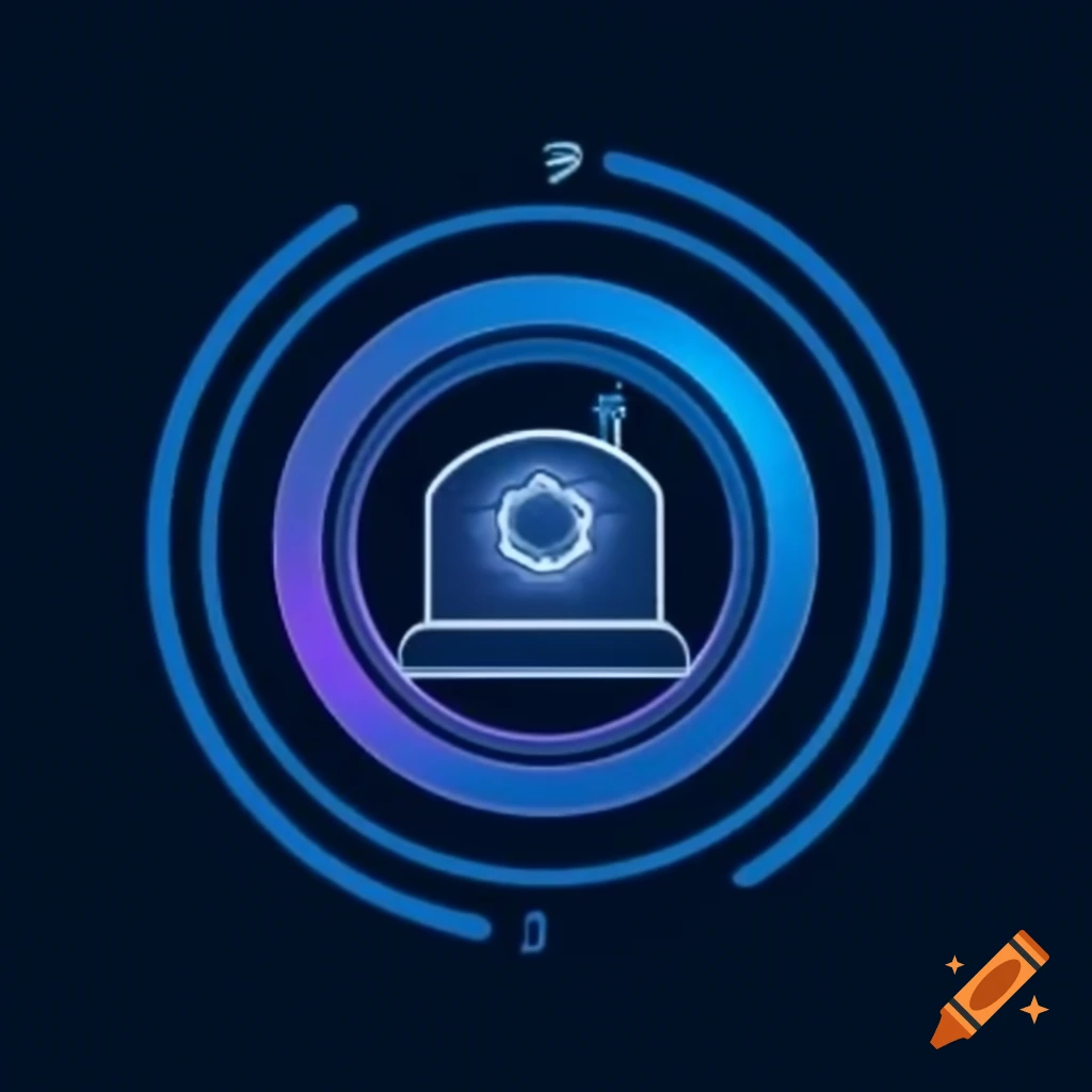 Audio and cybersecurity themed technology wallpaper on Craiyon