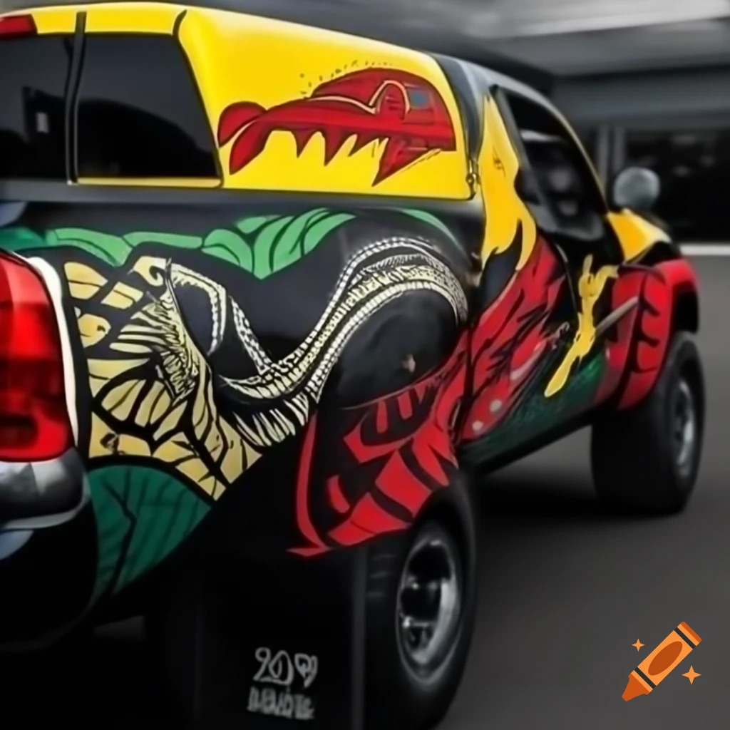 Black 2012 Toyota Tacoma extra cab with Polynesian tribal shark tattoo ...