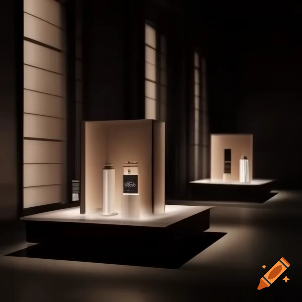 Exhibition scene featuring smart ambient fragrance diffuser at Salone ...