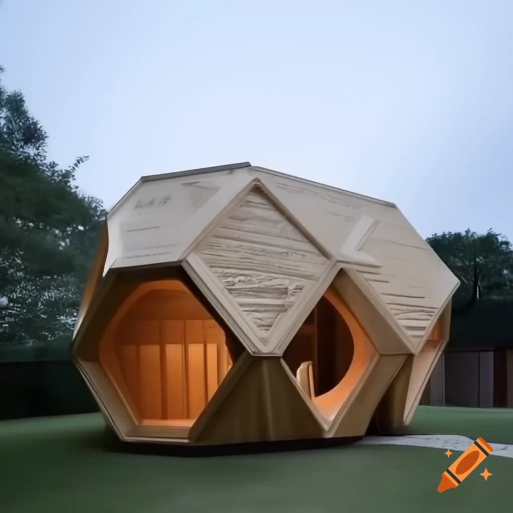 Modular hexagonal pavilion inspired by beehives with bamboo framework ...