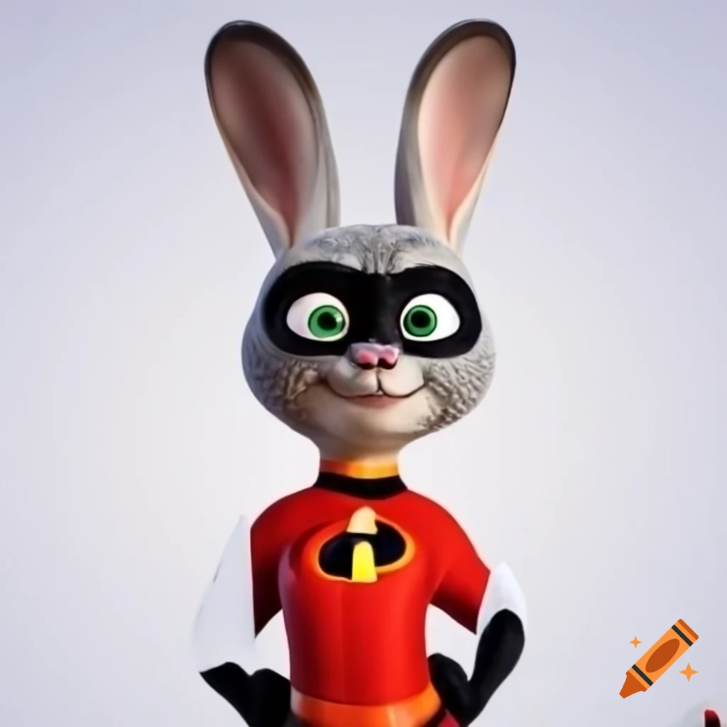 Violet Parr from The Incredibles dressed as Judy Hopps from Zootopia ...