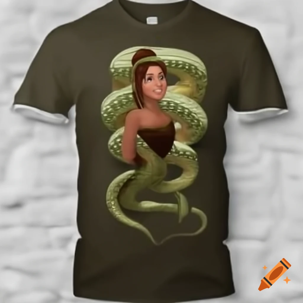 Team t-shirt design for muddy princess race featuring green mamba on ...