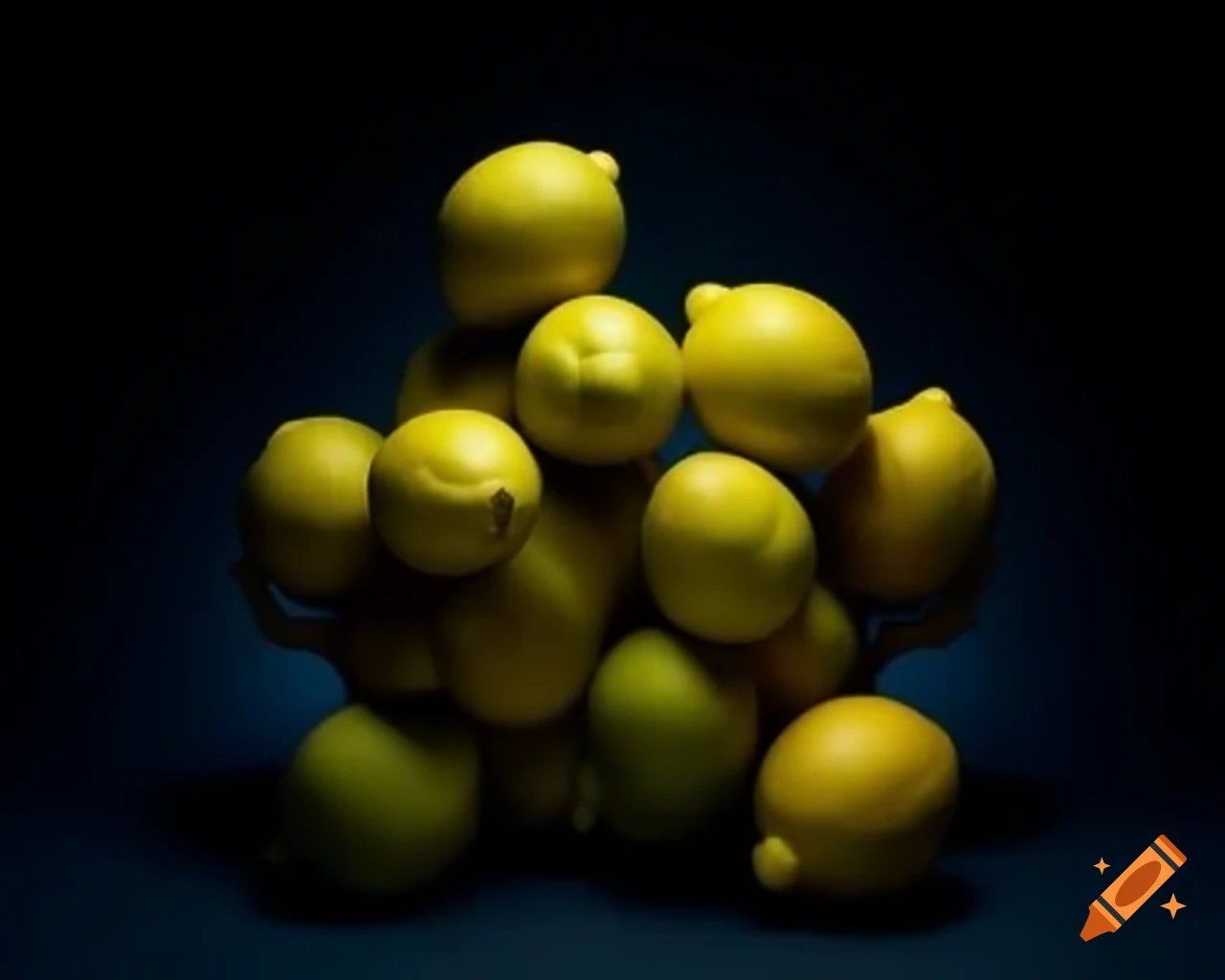 Mysterious Omega Mart lemons with intriguing story behind them on Craiyon