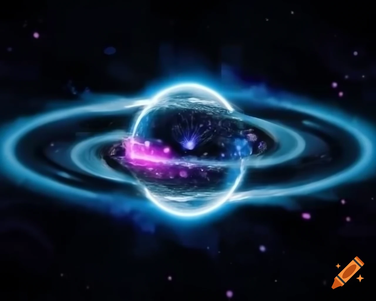 Exploration of Quantum Physics and the cosmos on Craiyon