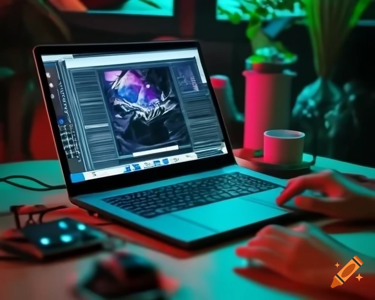 Exploring W65C02S microprocessor and NVIDIA RTX graphics card in computing on Craiyon