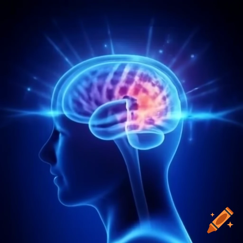 Future representation of human brain in 5000 years, depicting smaller ...