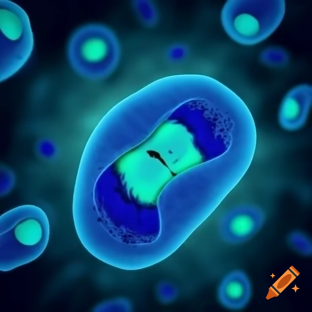 Intricate depiction of infection cells within a body, visually engaging ...