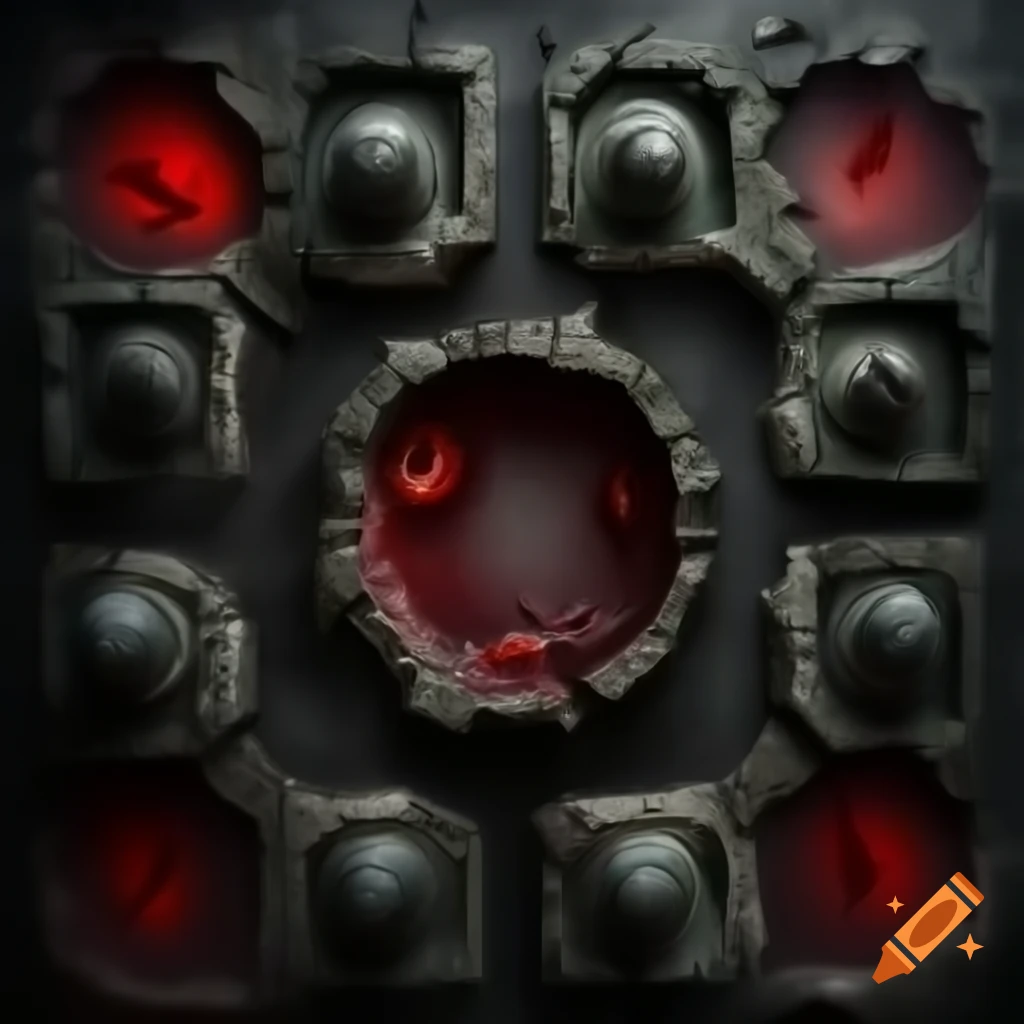 Pixelated horror RPG title screen for 'FLESH-BOUND' with dark textures ...