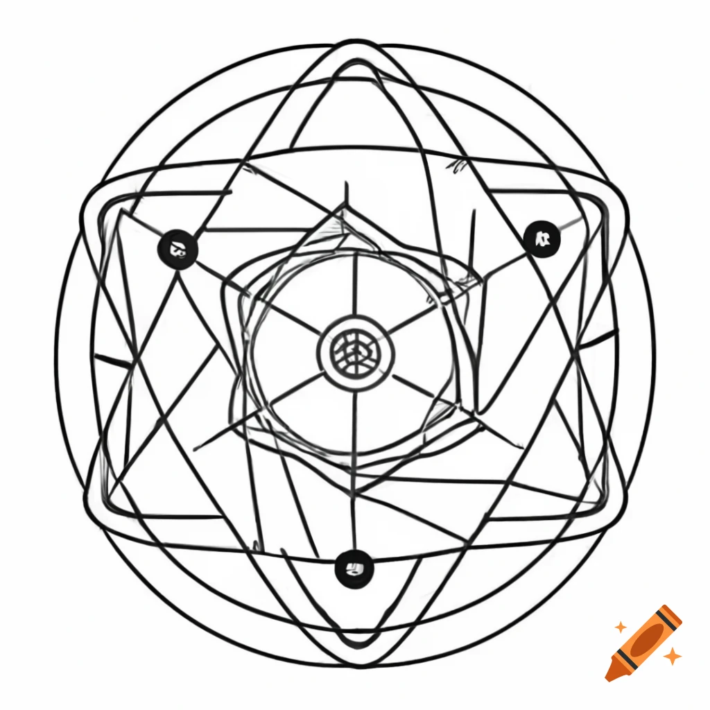 Transmutation circle adapted with web development technology logo in Fullmetal Alchemist style ...