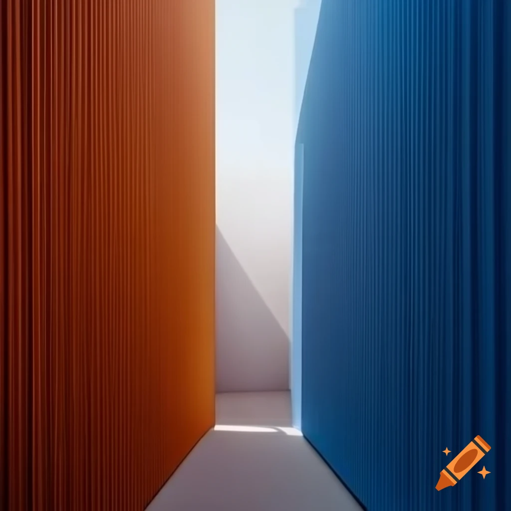 Image split into three horizontal sections with a narrow middle section ...