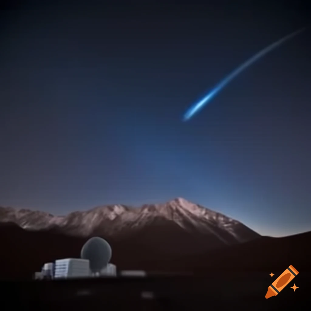 Multistatic high-frequency meteor radar over the Andes in Chile on Craiyon