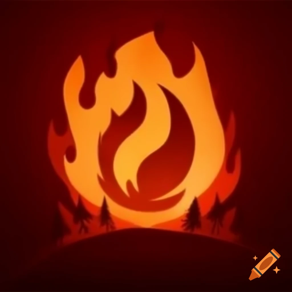 Logo design for Camp Wildfire on Craiyon