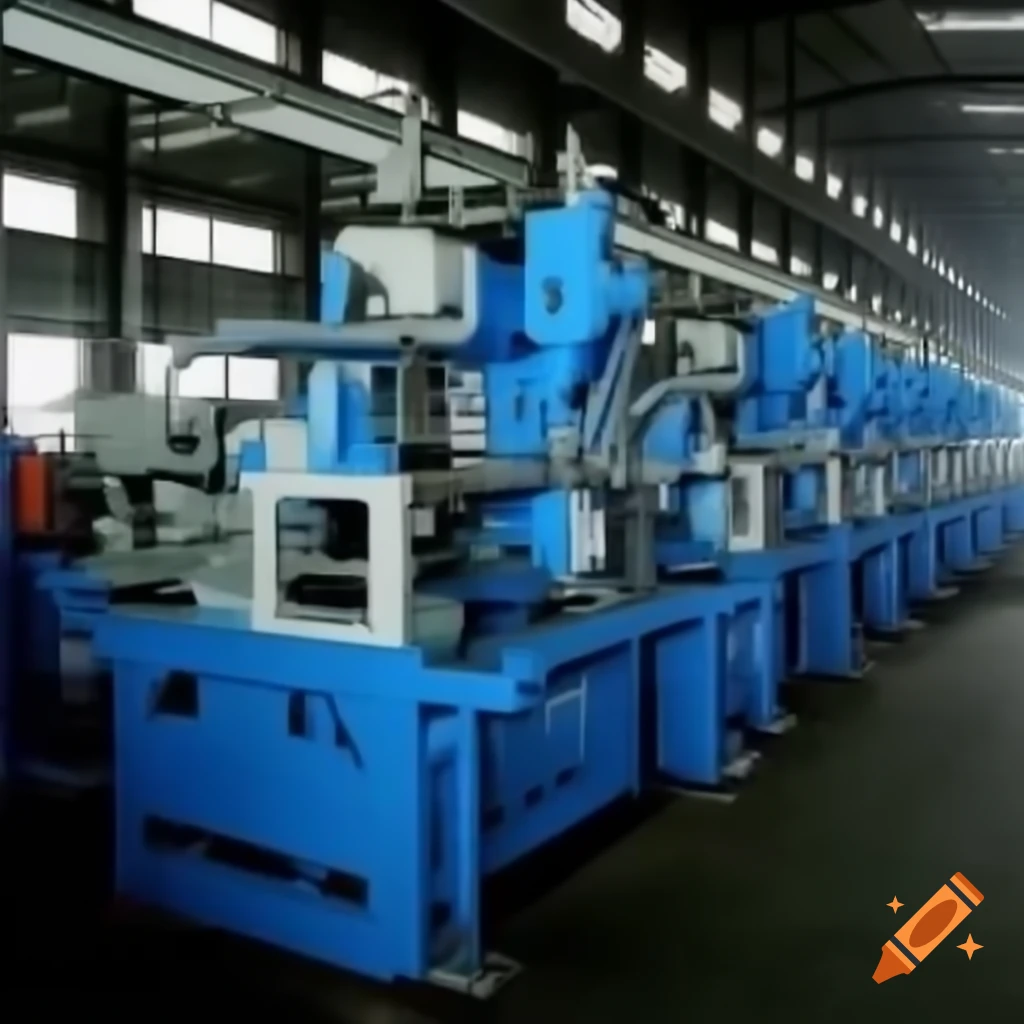 Reconditioning Quadding Machine at Ordnance Cable Factory on Craiyon