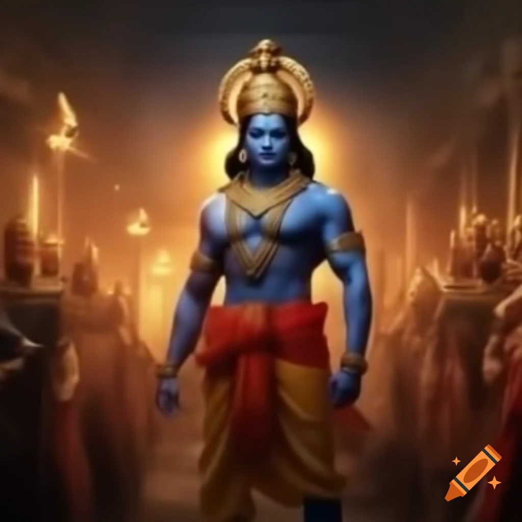 Epic scenes from the Mahabharat war featuring vivid battle depictions ...