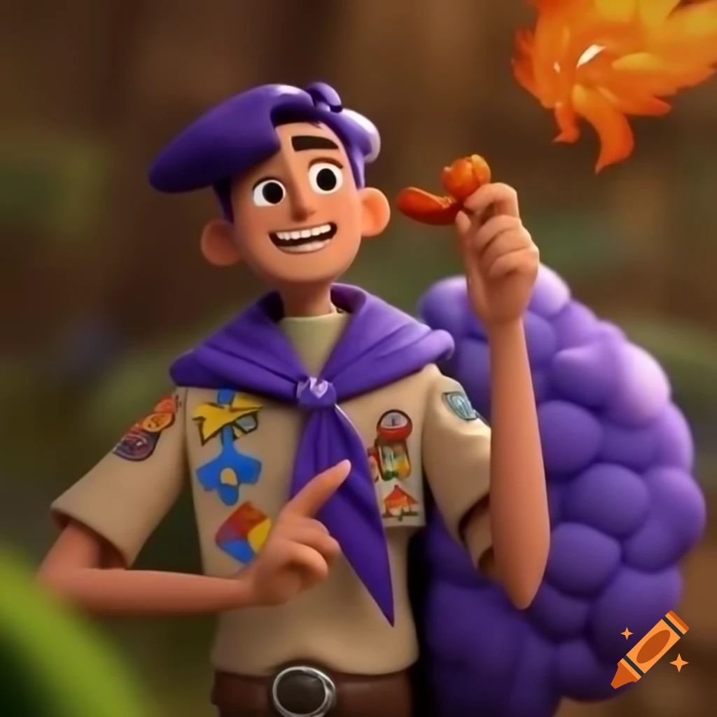 Super-scout character with enhanced abilities and gear on Craiyon