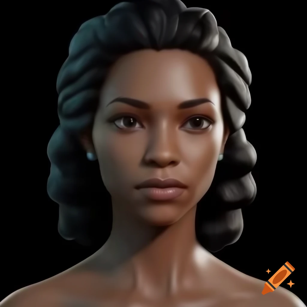 Saint Tamar, Empress of Georgia, rendered in high-quality 3D with accurate textures on Craiyon