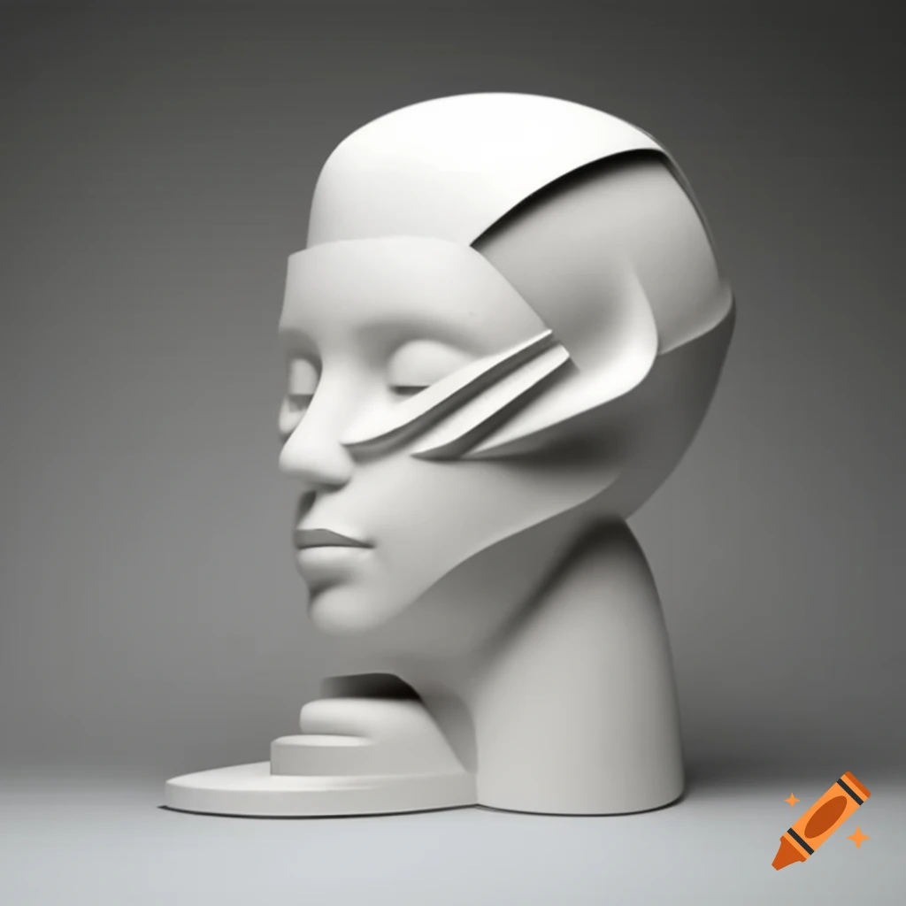 Minimalist sculpture embodying modernist aesthetics and harmony on Craiyon