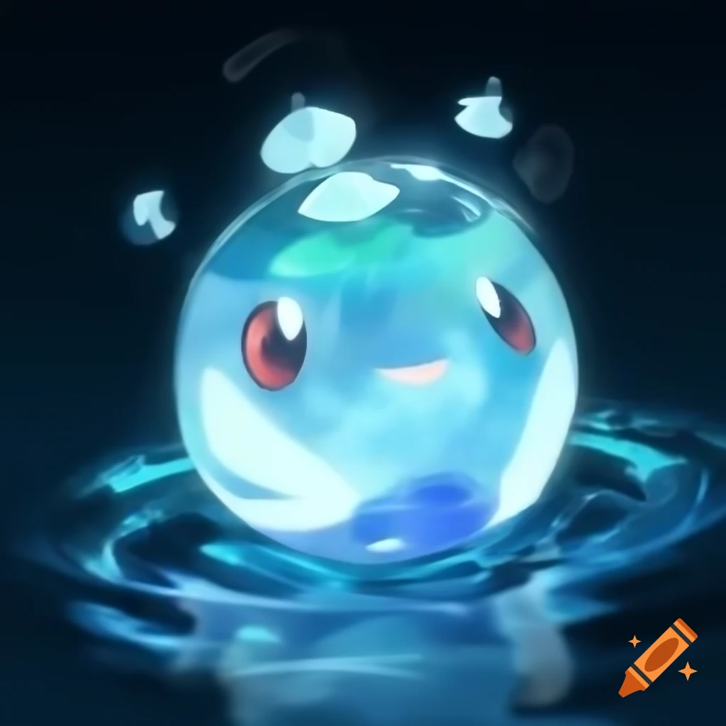 Translucent glowing wisp with floating glass shards and trinkets on Craiyon