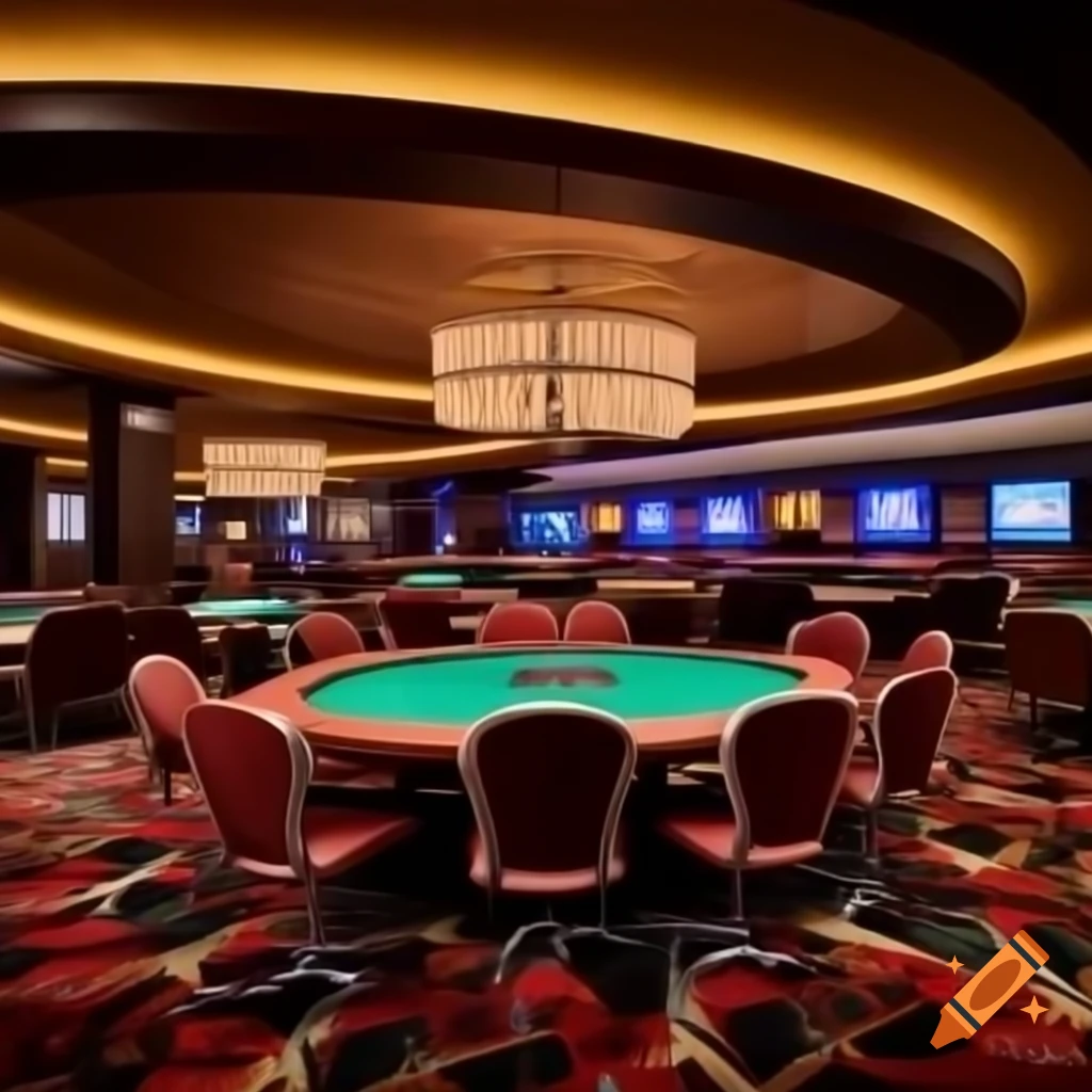 G5 Lounge poker room featuring gaming tables and ambient lighting on ...