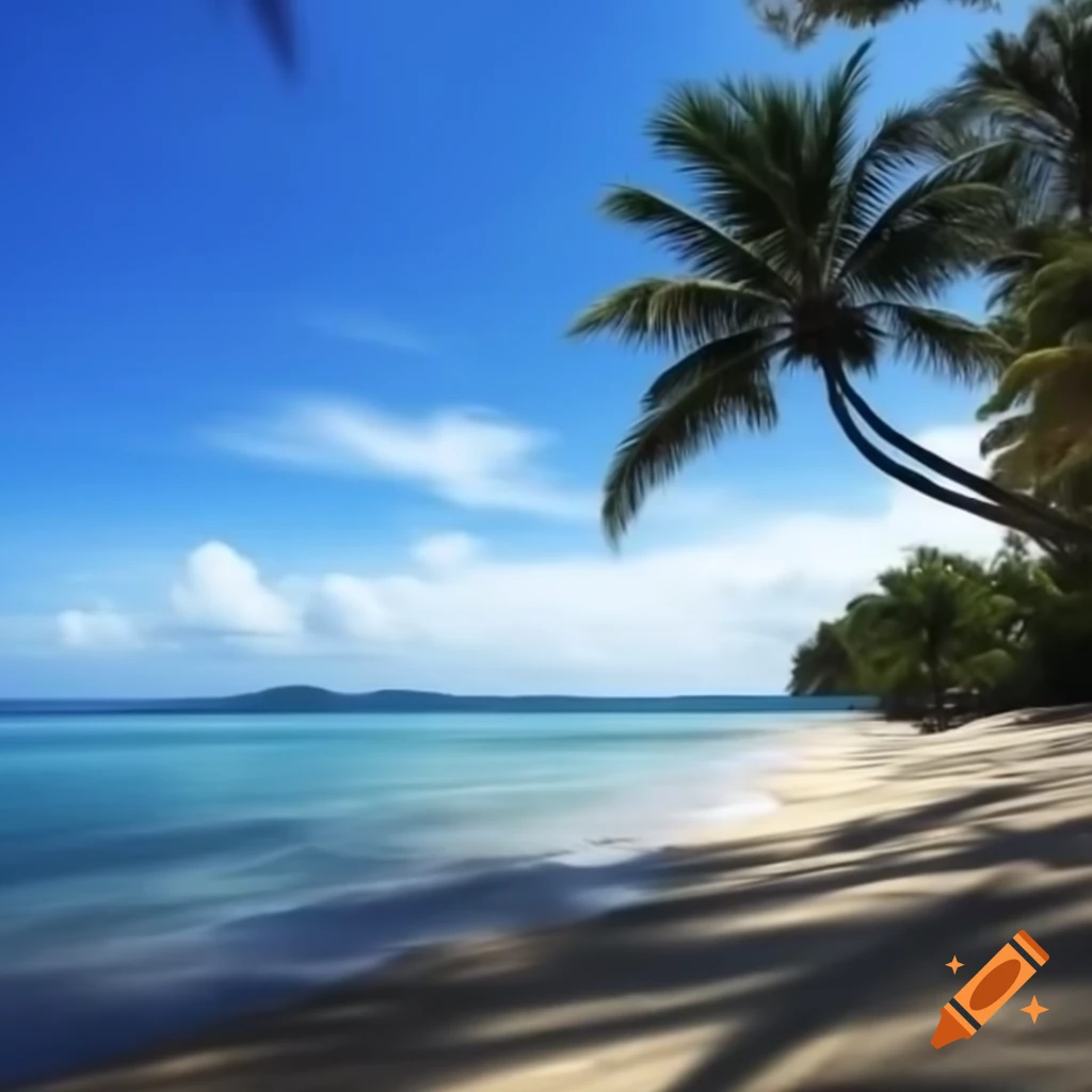 Scenic sea-shore with beautiful views on Craiyon