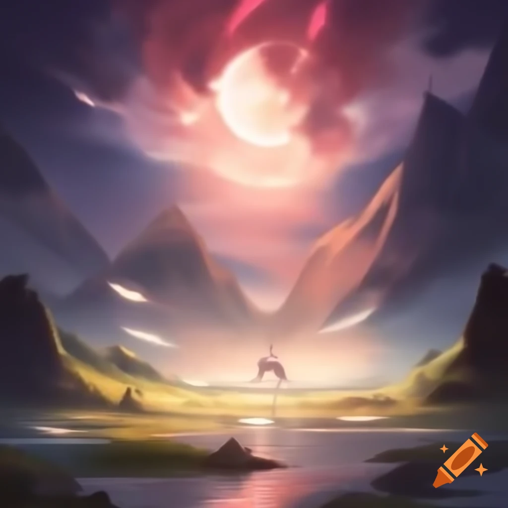 Artistically detailed anime scene with graceful camera movements on Craiyon