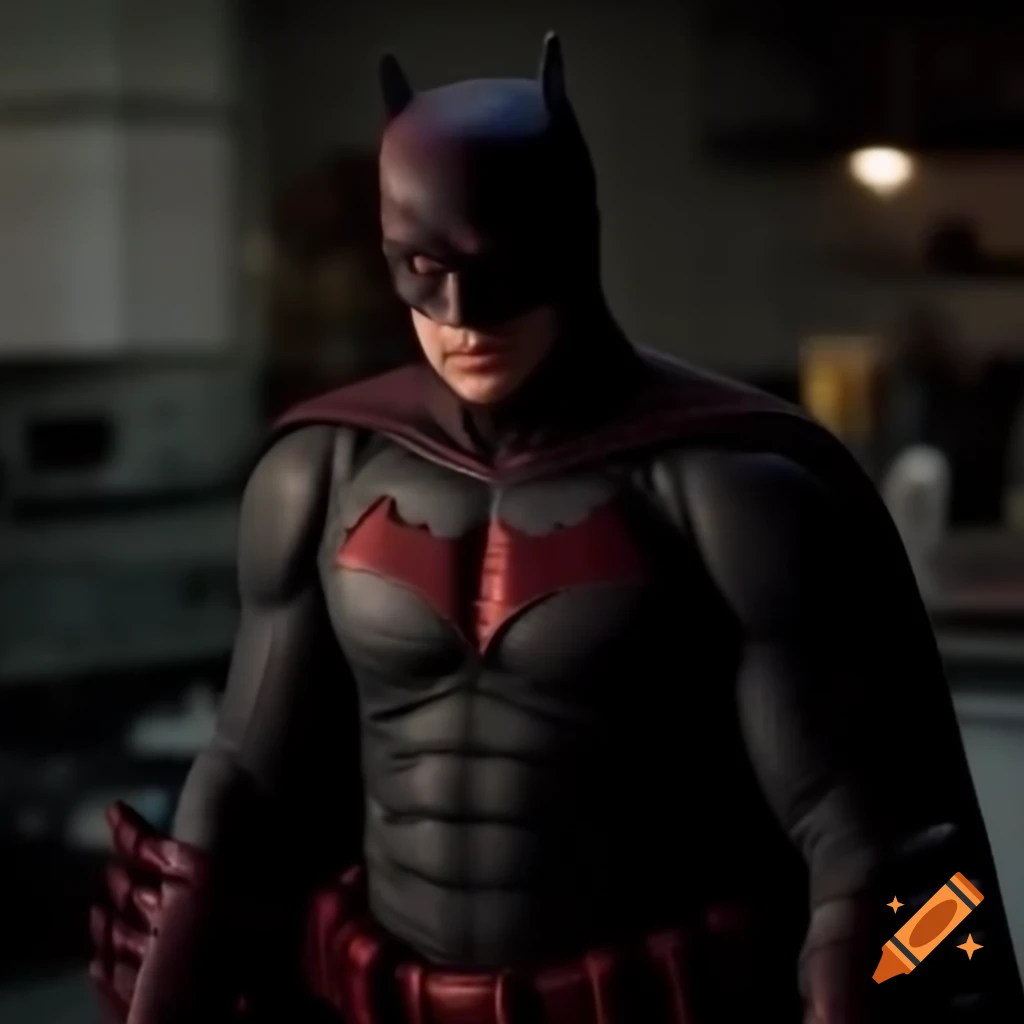 Character design blending elements of Daredevil and Batman on Craiyon