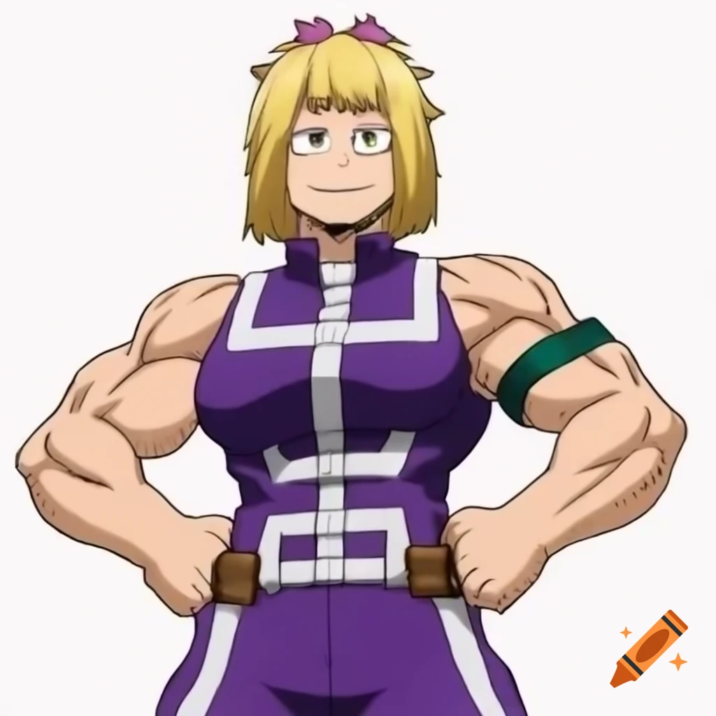 Original female character from My Hero Academia with muscular build and ...