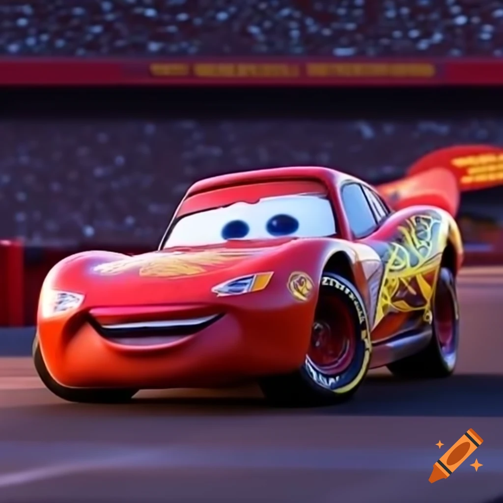 McQueen, popular animated character from Cars franchise on Craiyon