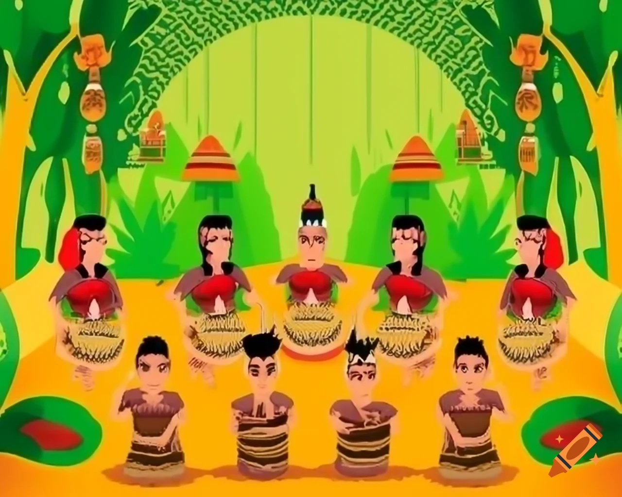 Vibrant Hari Gawai celebration with traditional Iban and Bidayuh attire ...