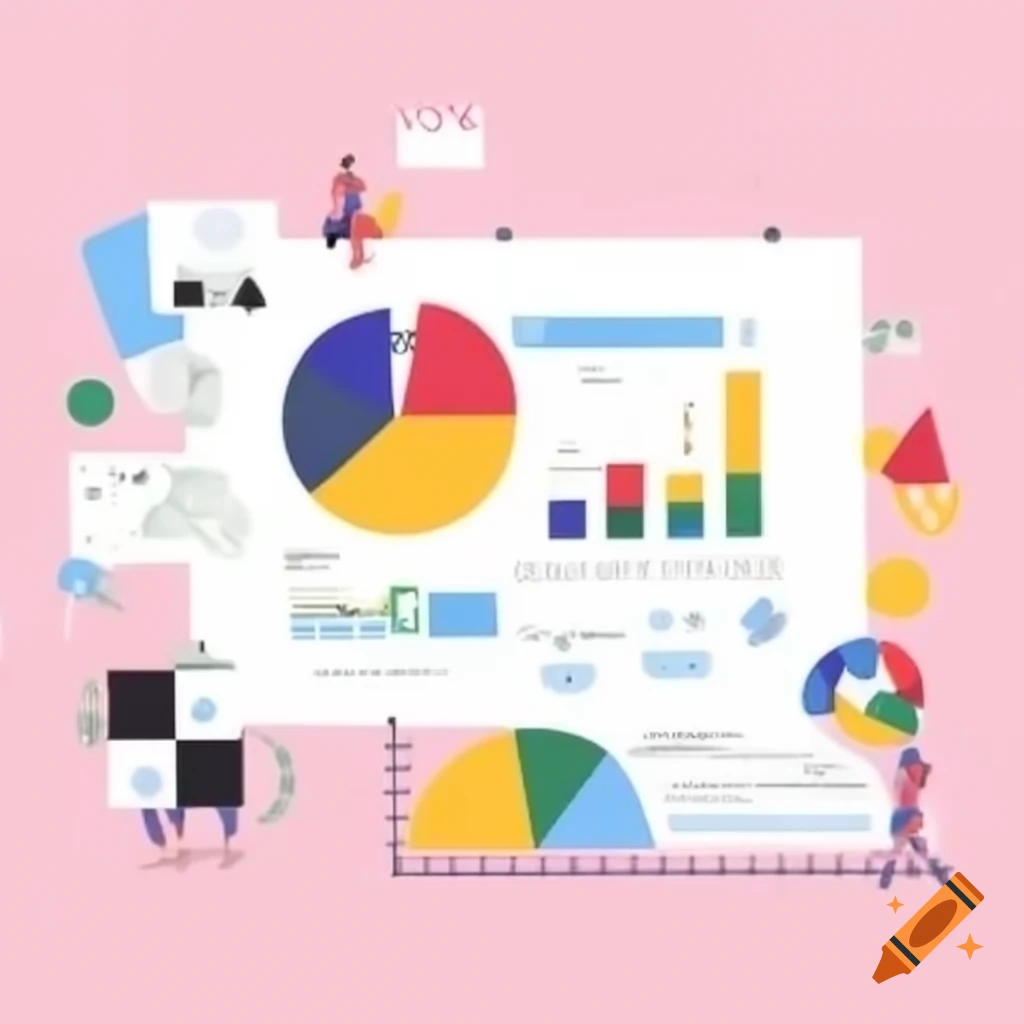 Infographic pie chart illustrating the 50/30/20 budgeting rule on Craiyon