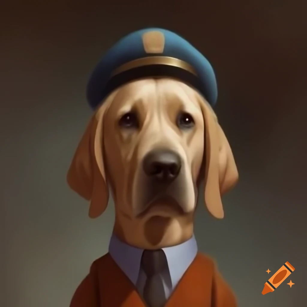 Heroic Labrador-like character with Droopy Dog and Underdog inspired ...
