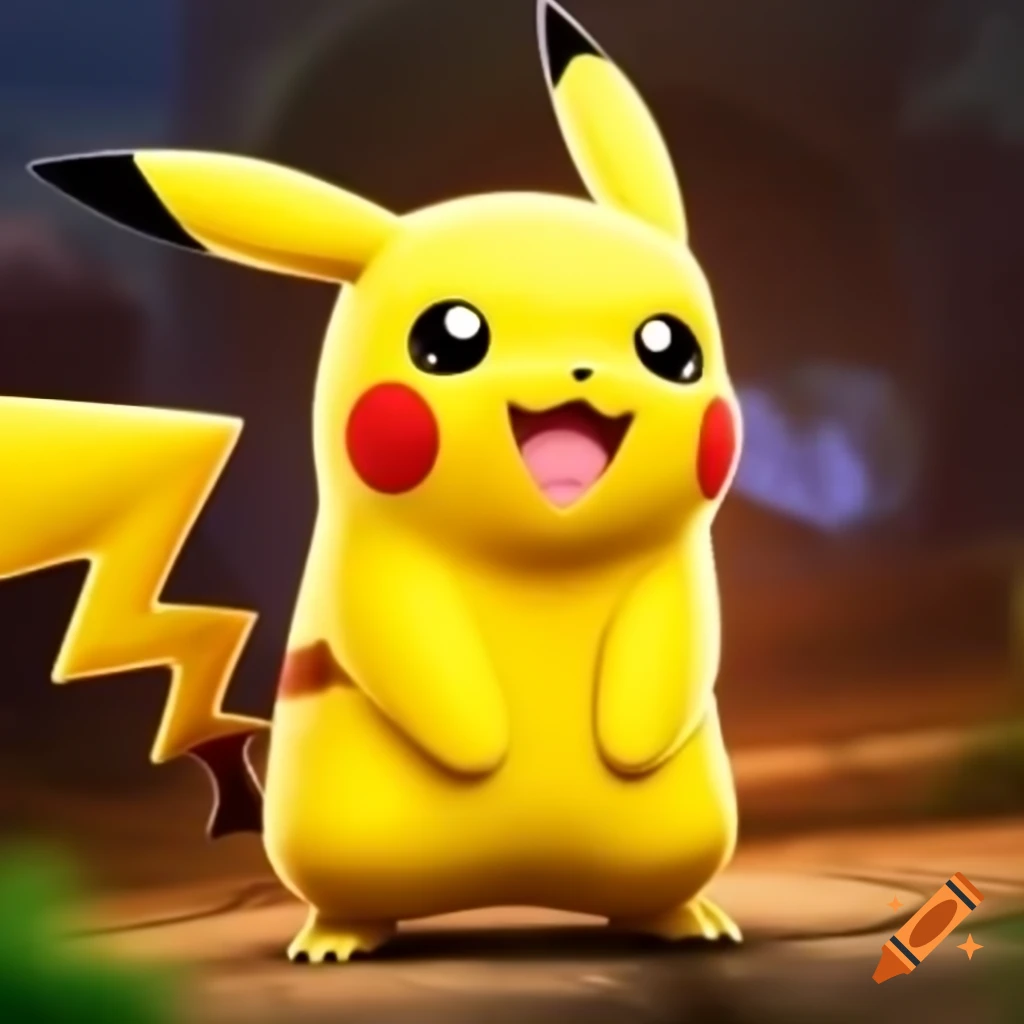 Pikachu reimagined as a monster from Monster Hunter Wilds on Craiyon