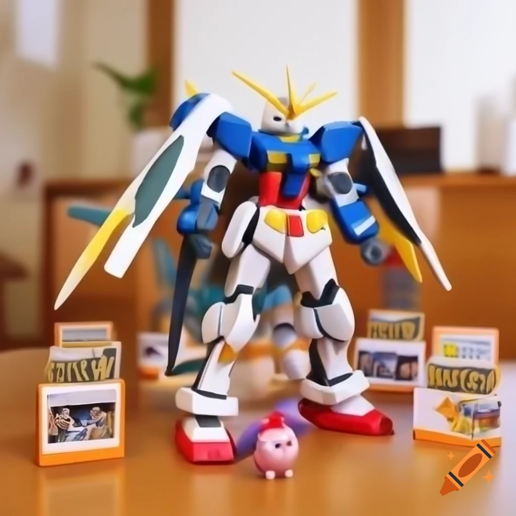 Collection of Japanese model kits including Gundam and Pokemon in room ...
