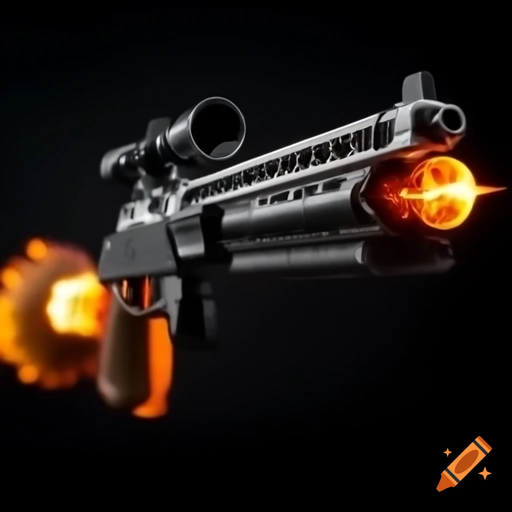 Custom flare gun designed for unlimited ammo on Craiyon