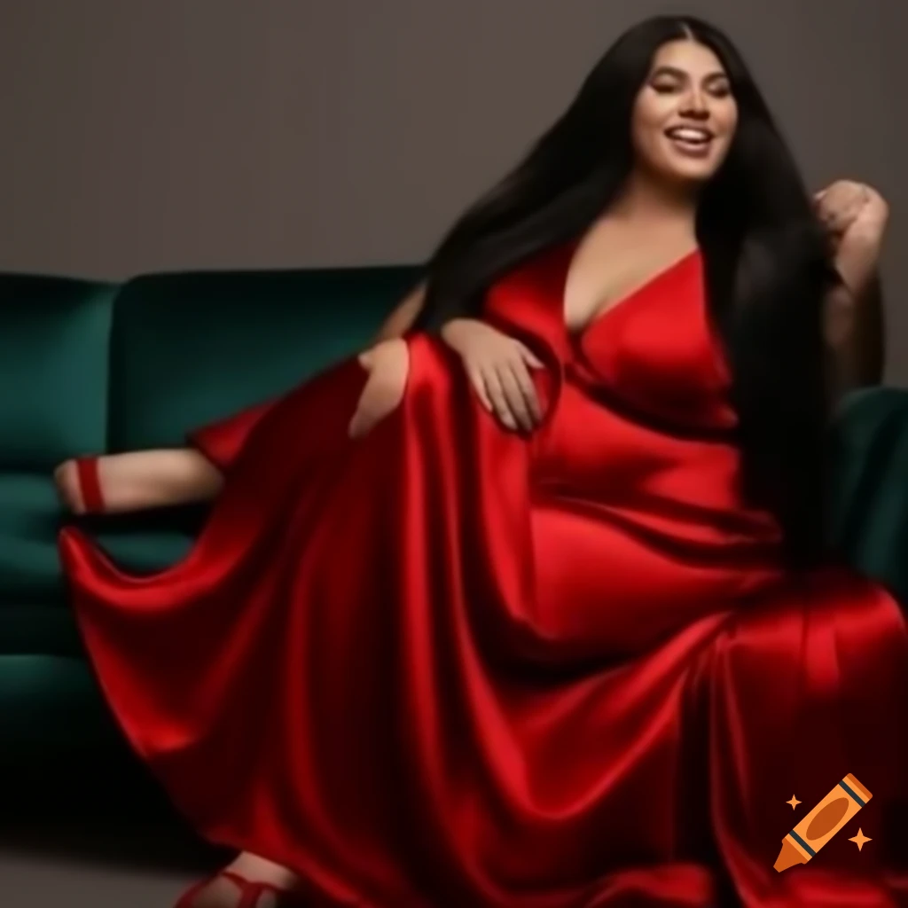 Young woman of mixed descent standing in three-quarter view on Craiyon