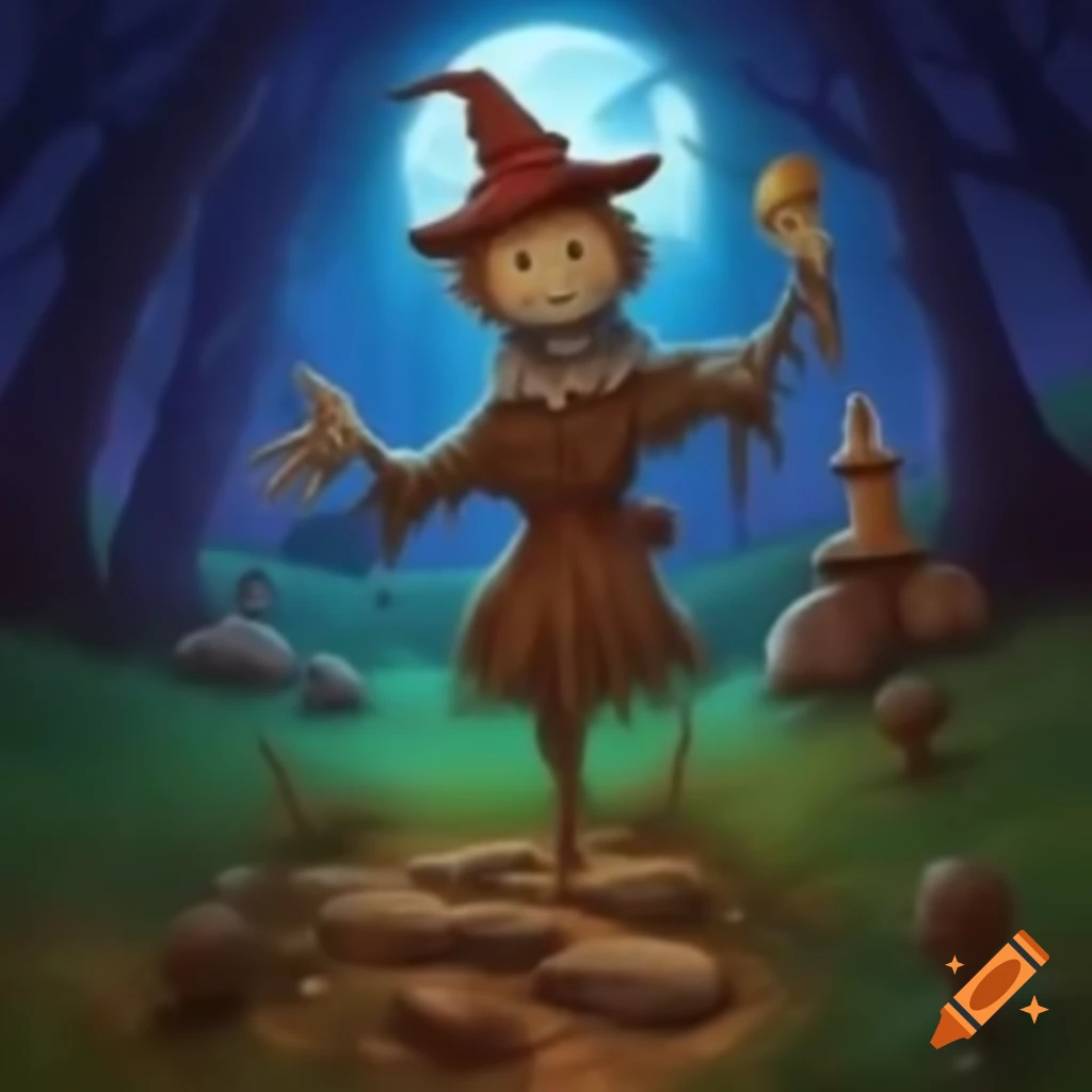 Troy imagines stepping into fantastical world of Oz with Scarecrow on ...