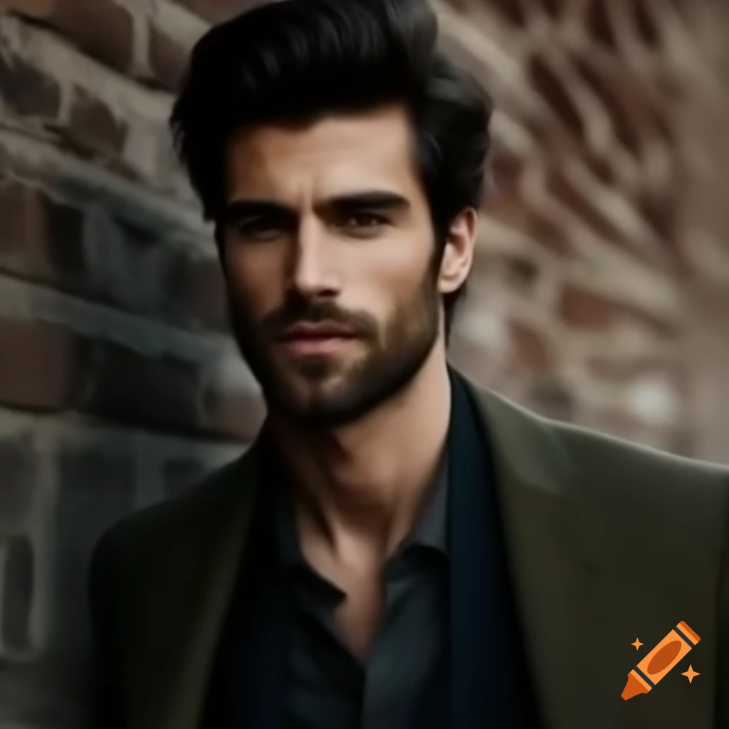 Group of handsome men posing together on Craiyon