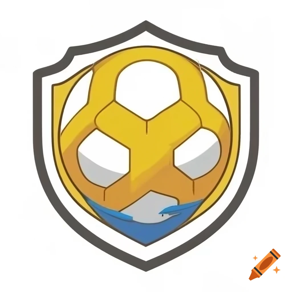 Innovative soccer shield design for 'Real Cenizas' on Craiyon