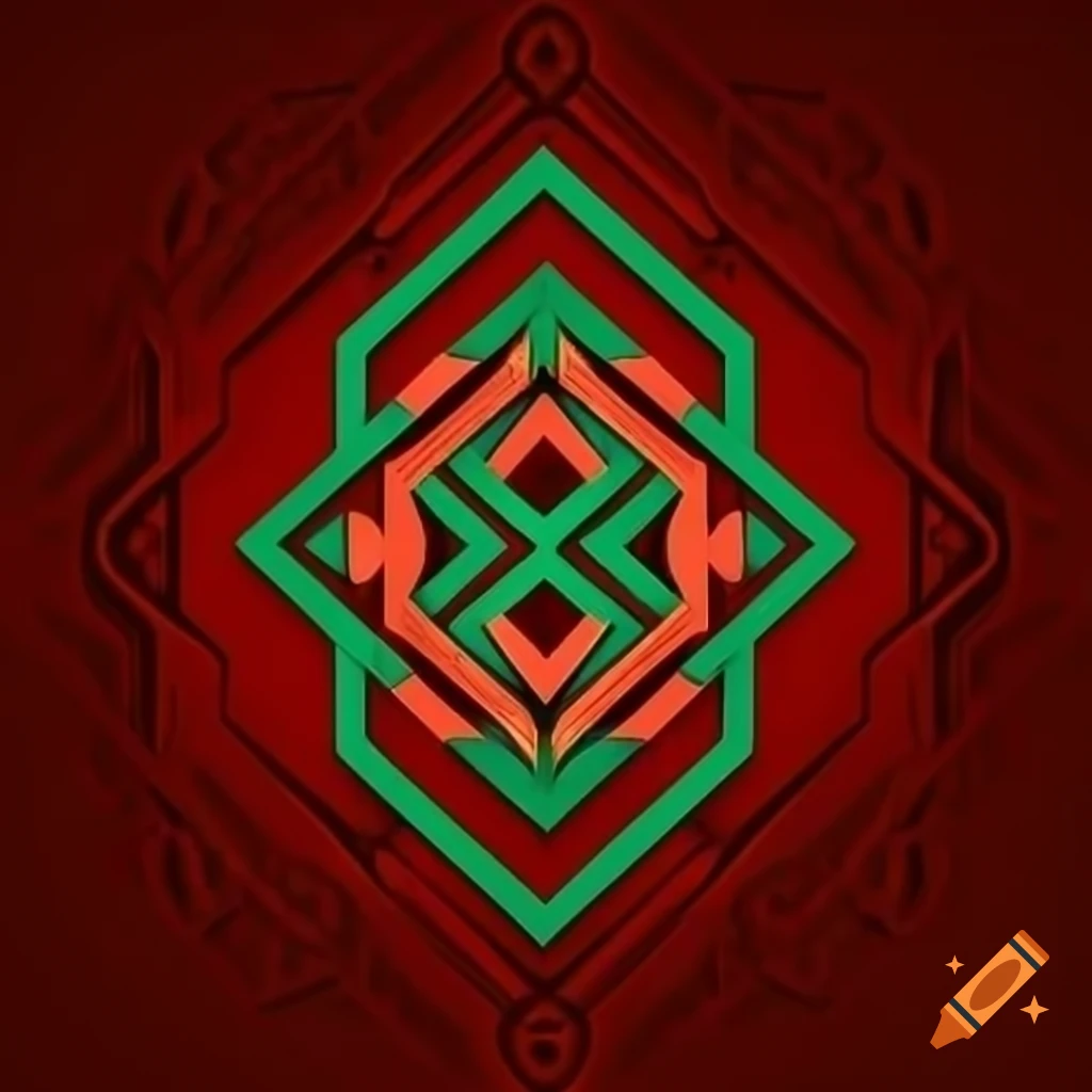 Modern Moroccan logo design featuring geometric patterns and bold ...
