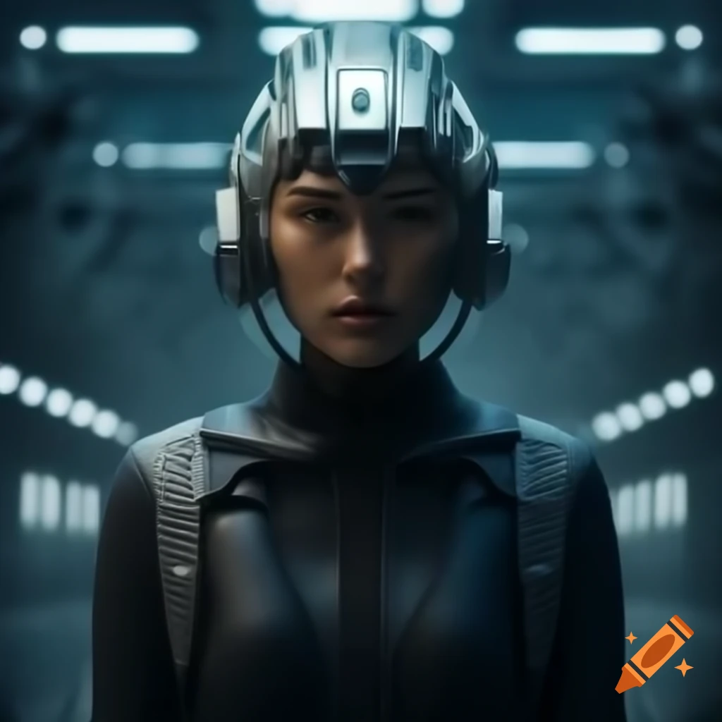 Futuristic memory designers in color-changing outfits with smart ...