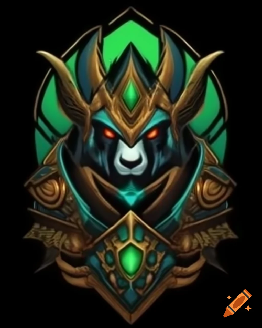 World of Warcraft Classic Horde theme poster with fantasy title on Craiyon