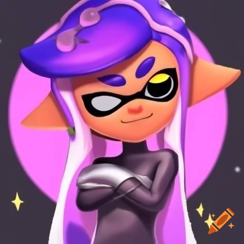 Marie character from Splatoon series on Craiyon