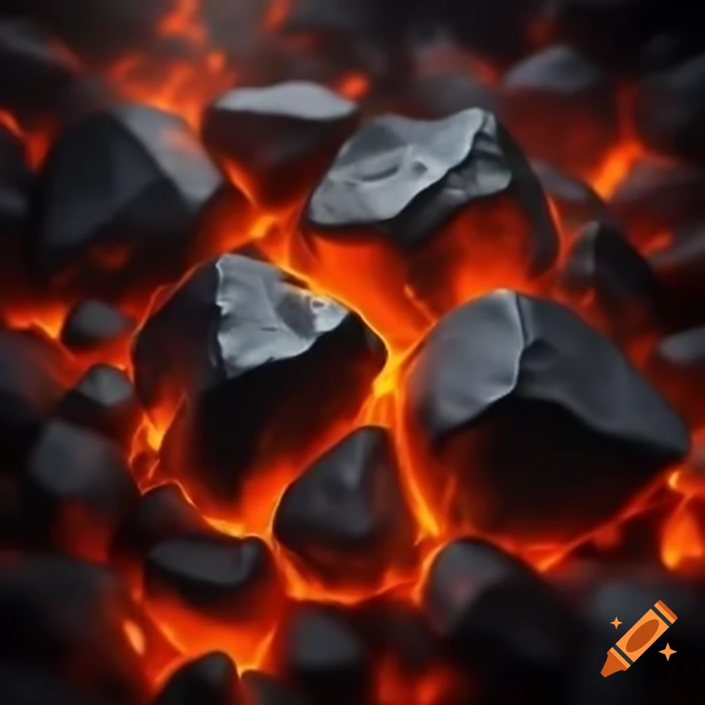 Coal-themed super villain character on Craiyon