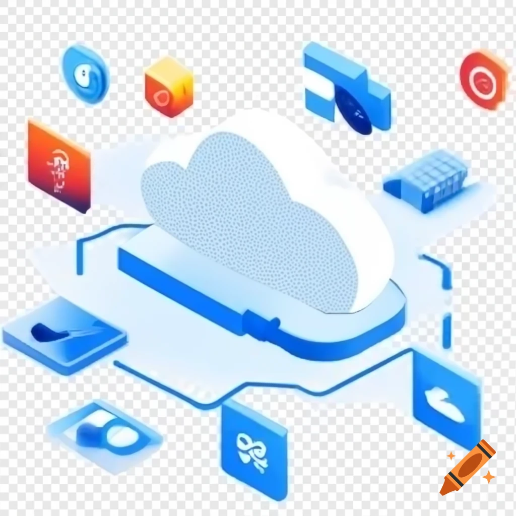 Cloud-native architectures icons for Azure, AWS, IBM, Alibaba, and ...