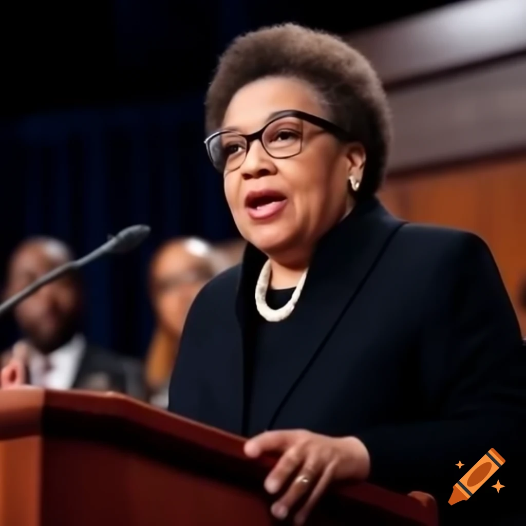 Claudette Colvin speaking at podium on civil rights with audience ...